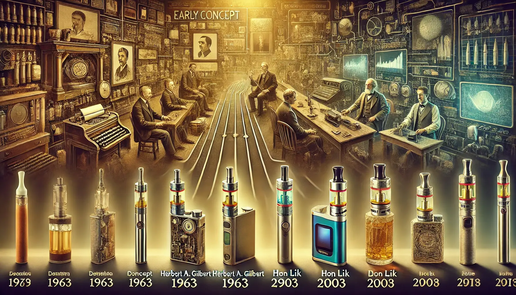 L'évolution de la cigarette électronique : un voyage à travers le temps