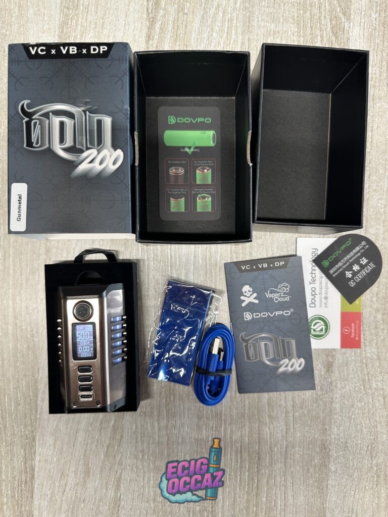 Annonce DOVPO Box Mod Odin 200W Gunmetal ( occasion )